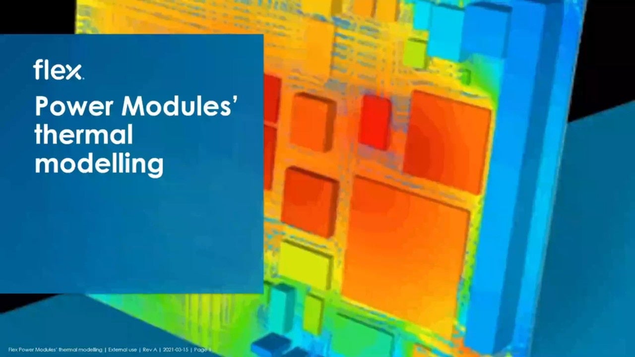 Power Modules thermal modelling | Flex