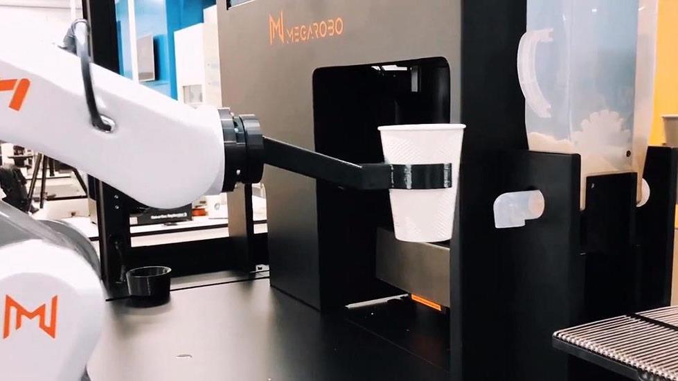 Robotic barista takes your mobile cappuccino order | Flex